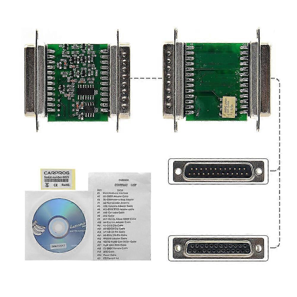 Carprog v8.21 online version auto repair tool full set car prog ...