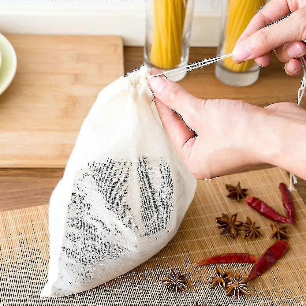 30pieces Spice Bags For Cooking Cheesecloth Bags For Straining Reusable ...