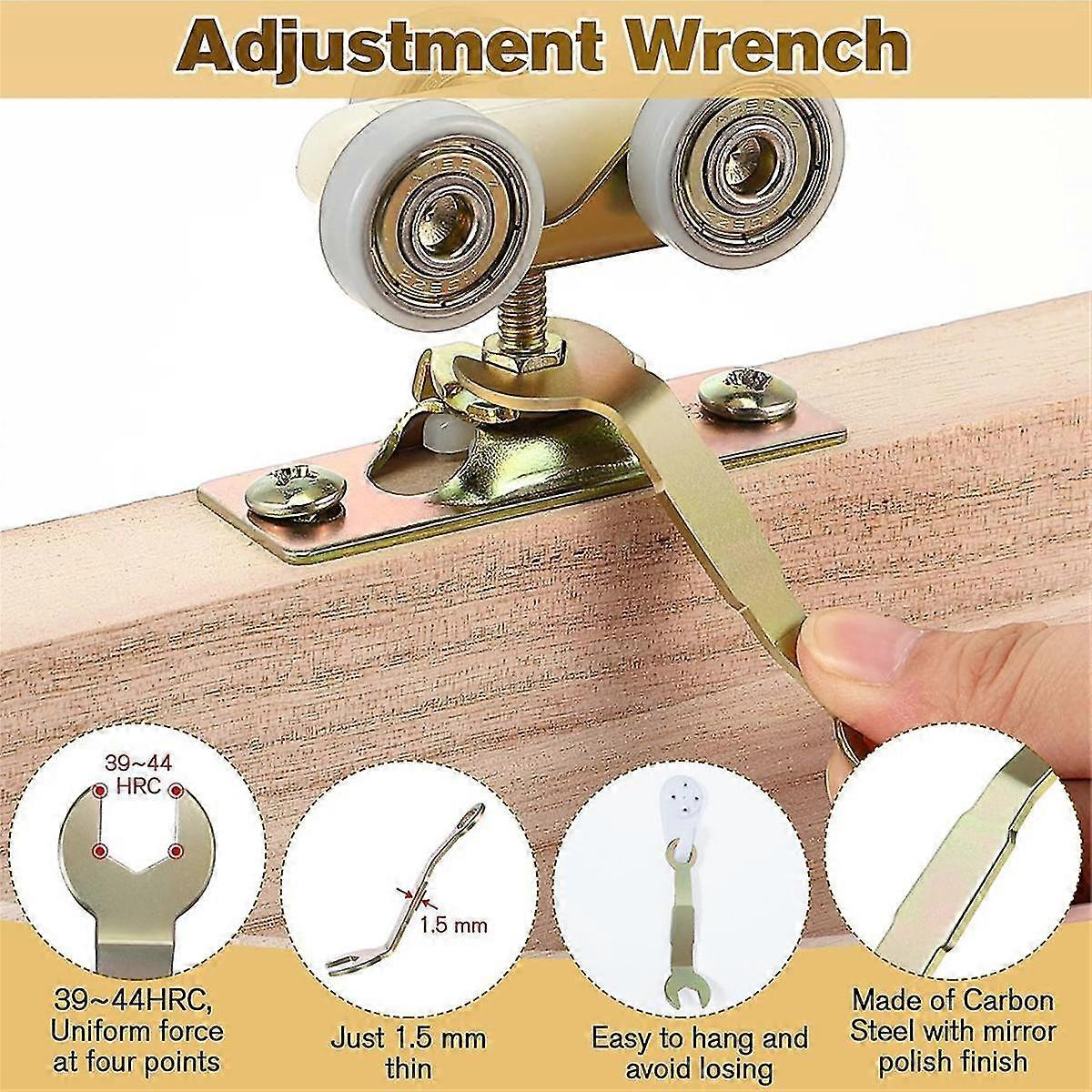 For 4Pcs Pivot Adjustment Wrench for Sliding Door Hanger, Adjustment ...