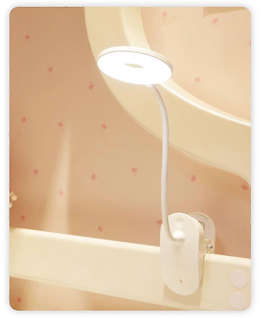 Wireless Clamp Table Lamp Study Rechargeable LED Reading Desk Lamp USB ...