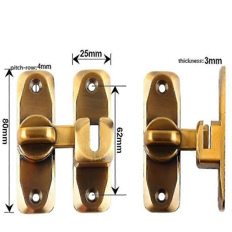 90/180 Degree Door Lock Buckle, Right Angle Buckle, Door Buckle, Bolt ...