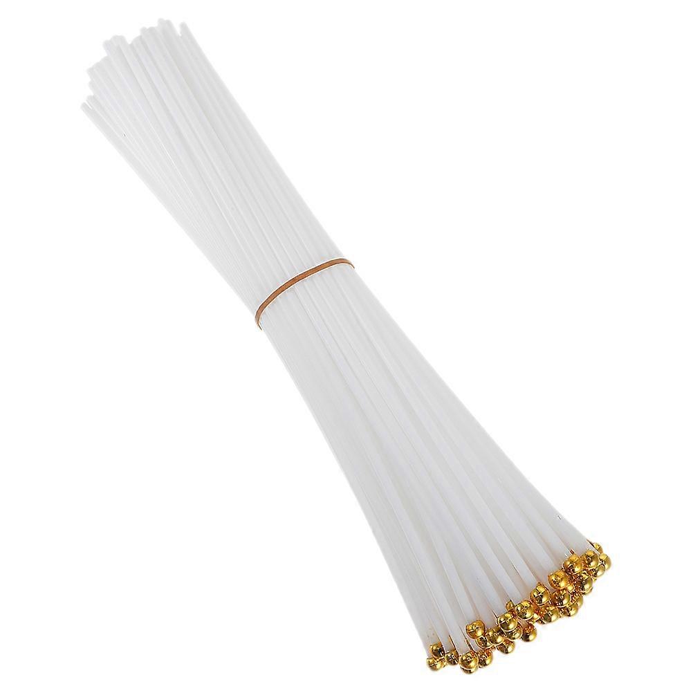 100pcs Plastic Flag Sticks DIY Flag Pole Plastic Sticks Sporting Events ...