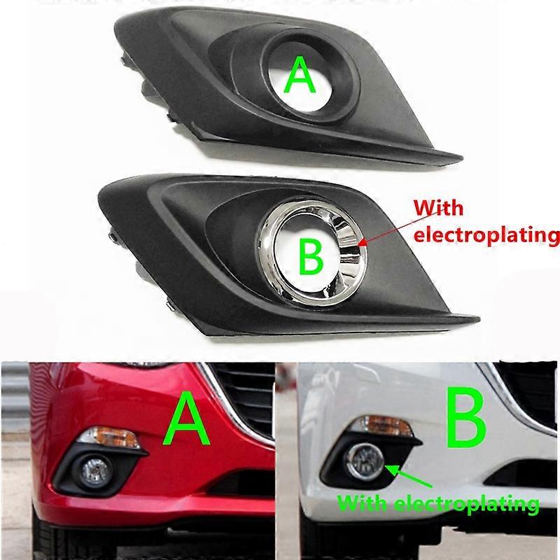 For Mazda 3 Axela 2014 2015 2016 Front Bumper Lights Cover Fog Lamp Hood BKD1-50-C11 BKD1-50-C21 ...