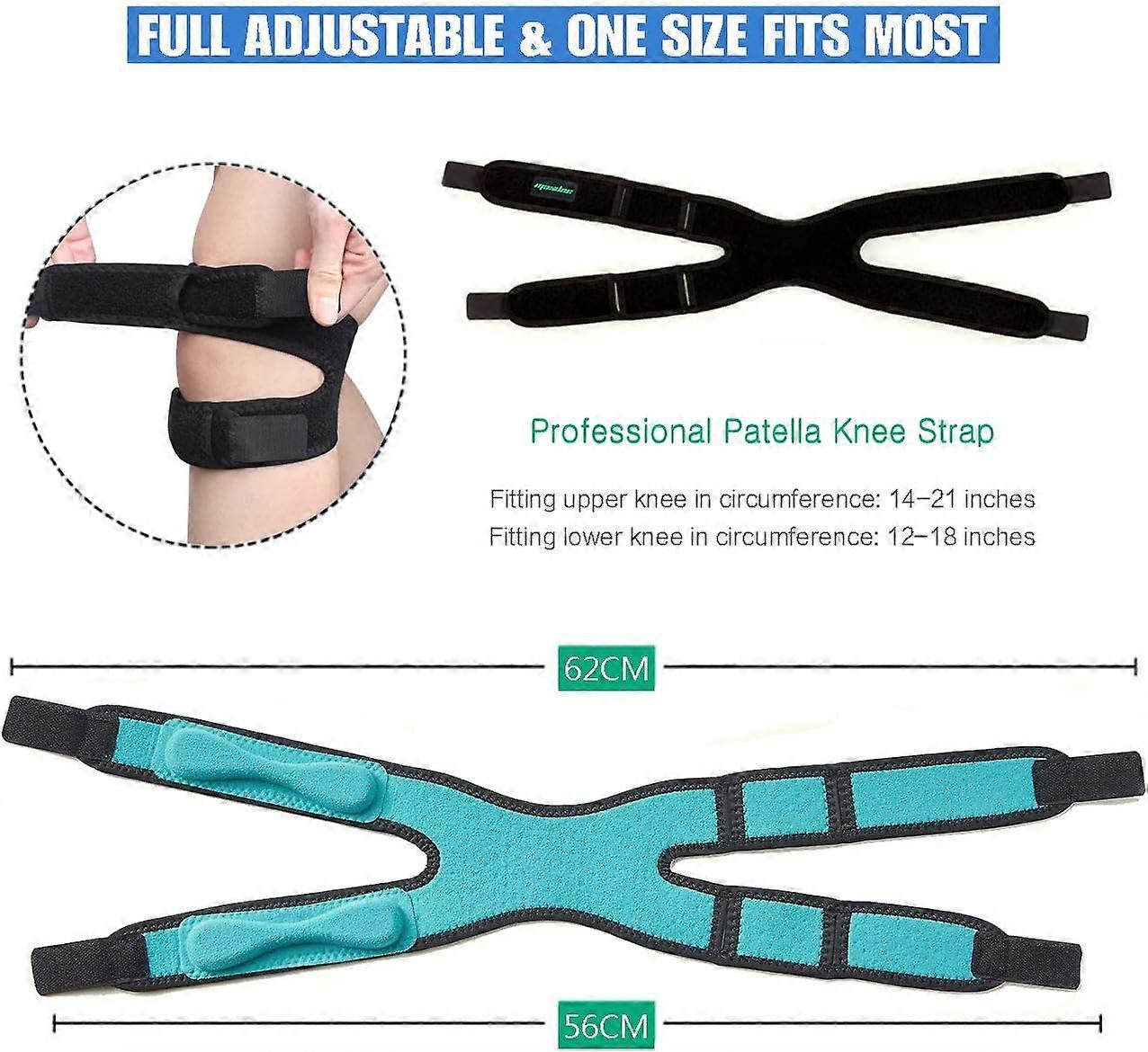 Lot Of 2 Patellar Kneepers, Knee Pain Relief With 3D Silicone Knee ...