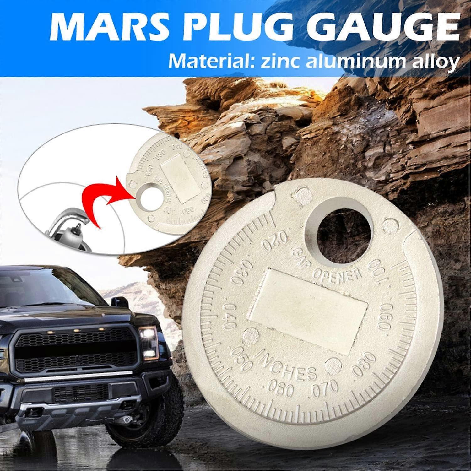 Gauge Wire Plug Gap, Spark Plug Gap Gauge Measuring Tool Scaled from 0. ...