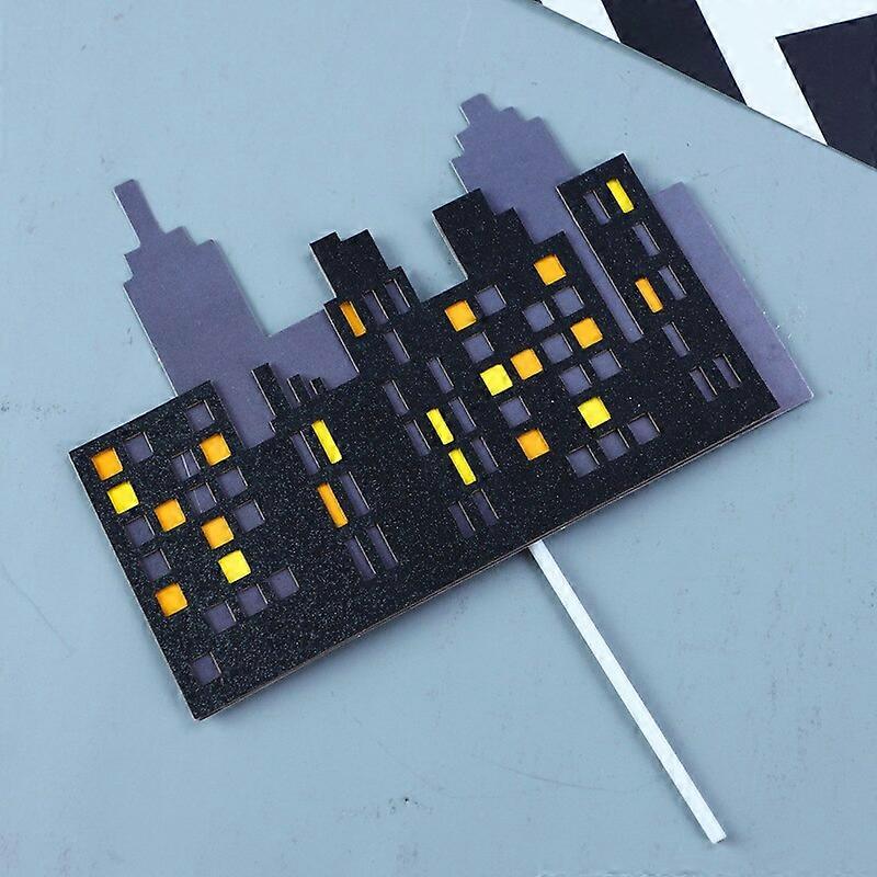 Cartoon Bat Happy Birthday Cupcake Topper Set Super Hero Birthday Cake ...