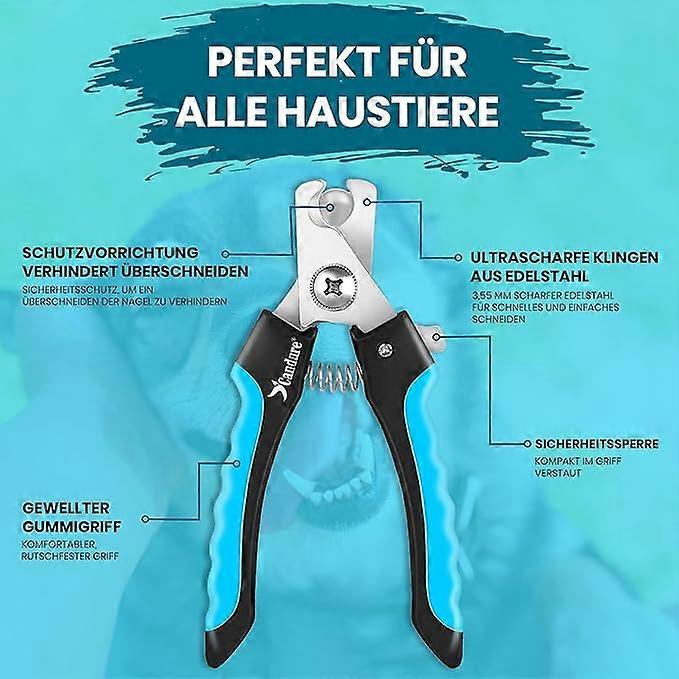Candure professional claw scissors for dogs and cats with nail file ...