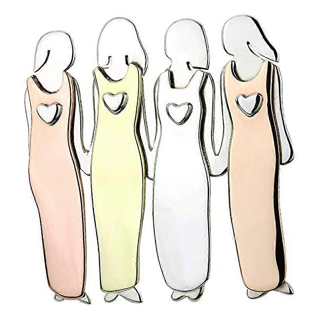 Fashion Best Friends Brooch Beautiful 2/3/4/5/6 Sisters Pin Brooch For ...