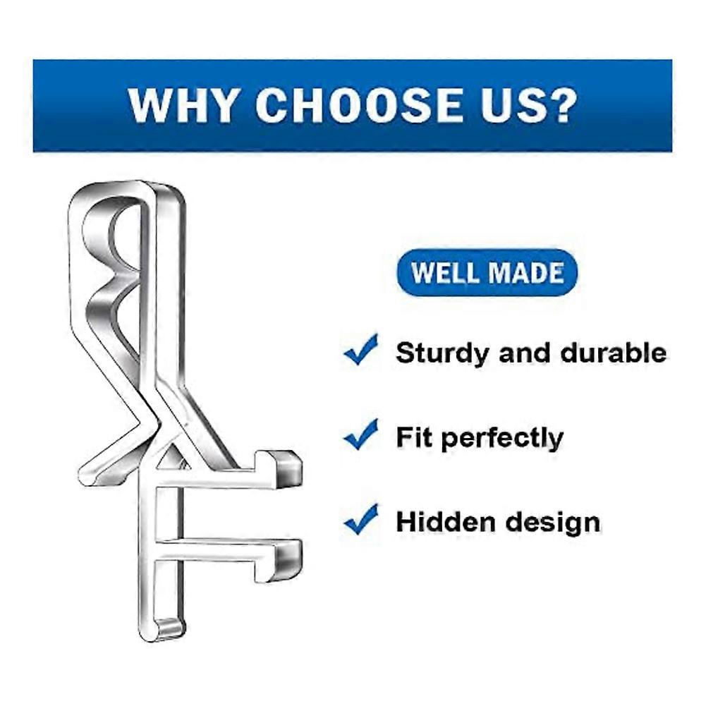 Channel Valance Clips, 1-7/8Inch Clear Plastic Valance Clips for the ...