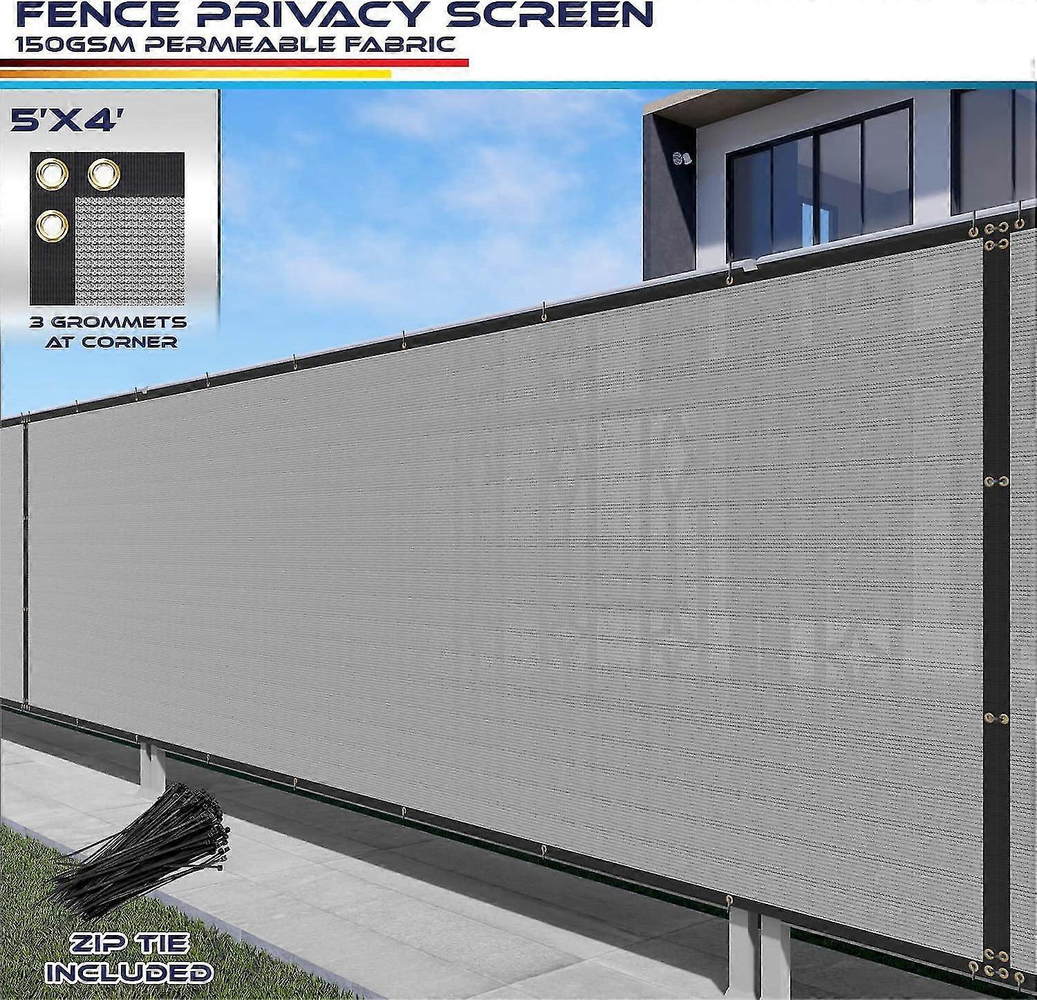 Privacy Fence Screen Heavy Duty Windscreen Fencing Mesh Fabric Shade ...