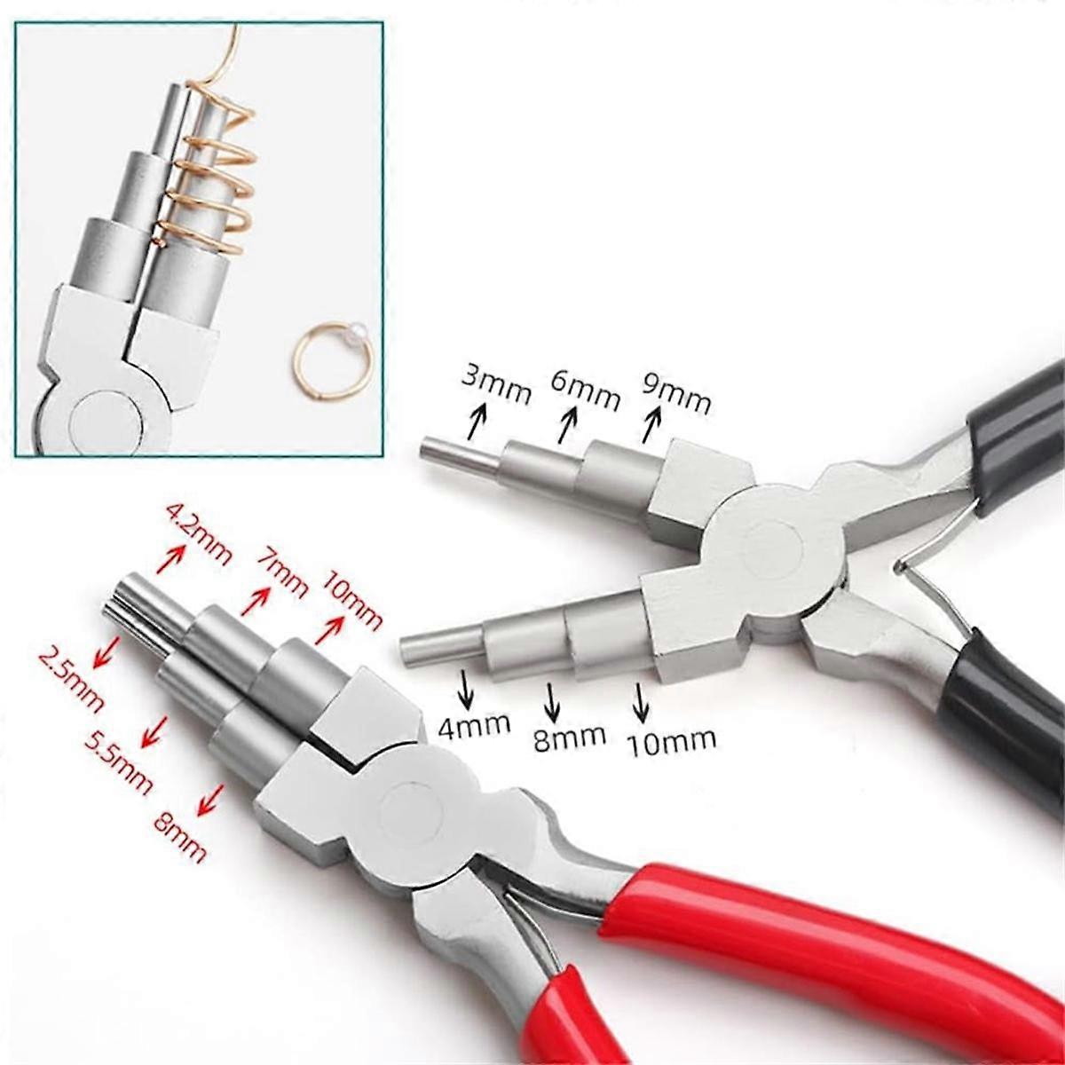 Wire Looping Tool Wire Looping Mandrel and 6 in 1 Bail Making Plier for ...