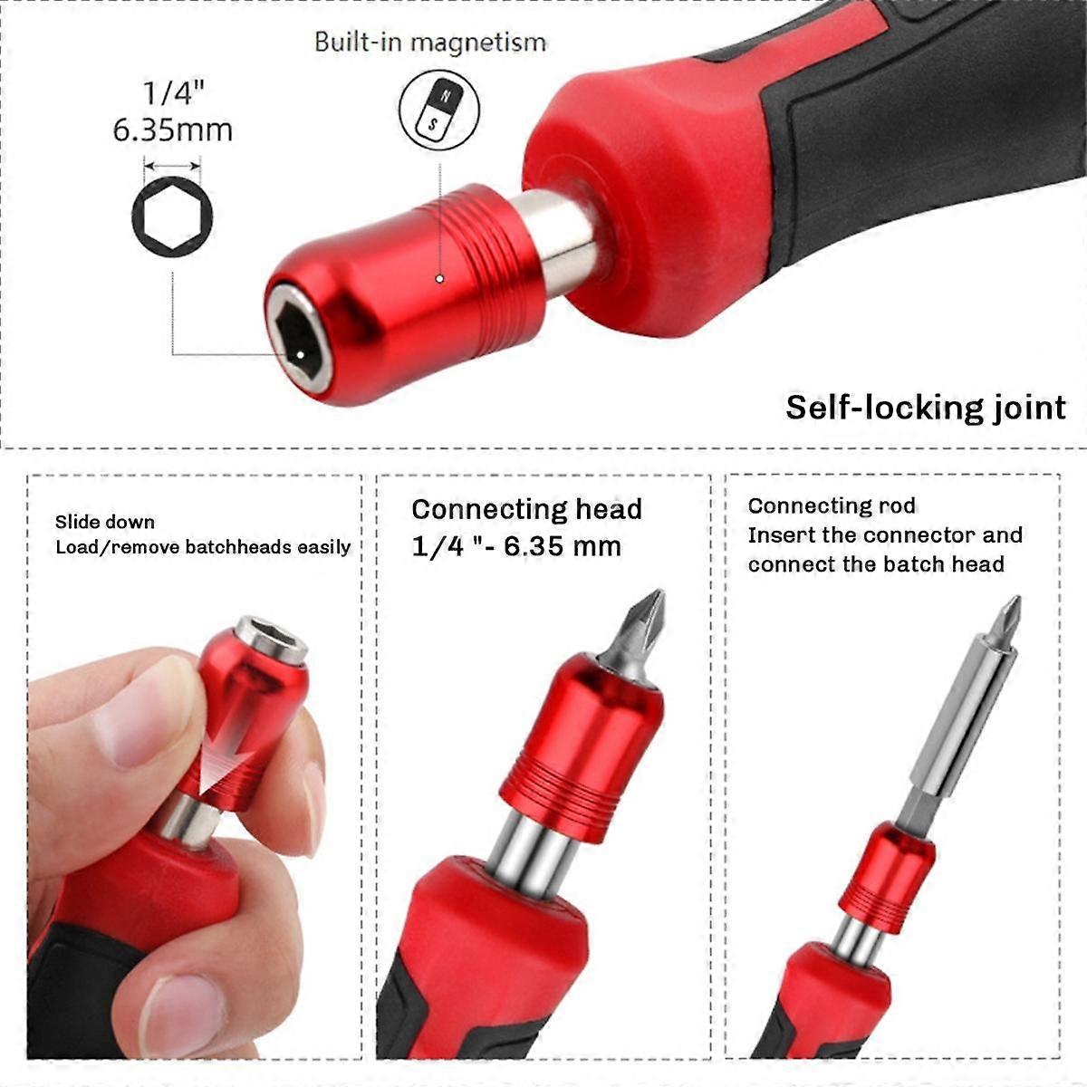 1/4Inch Screwdriver Bit Handle Multi-Function Screwdriver Set ...