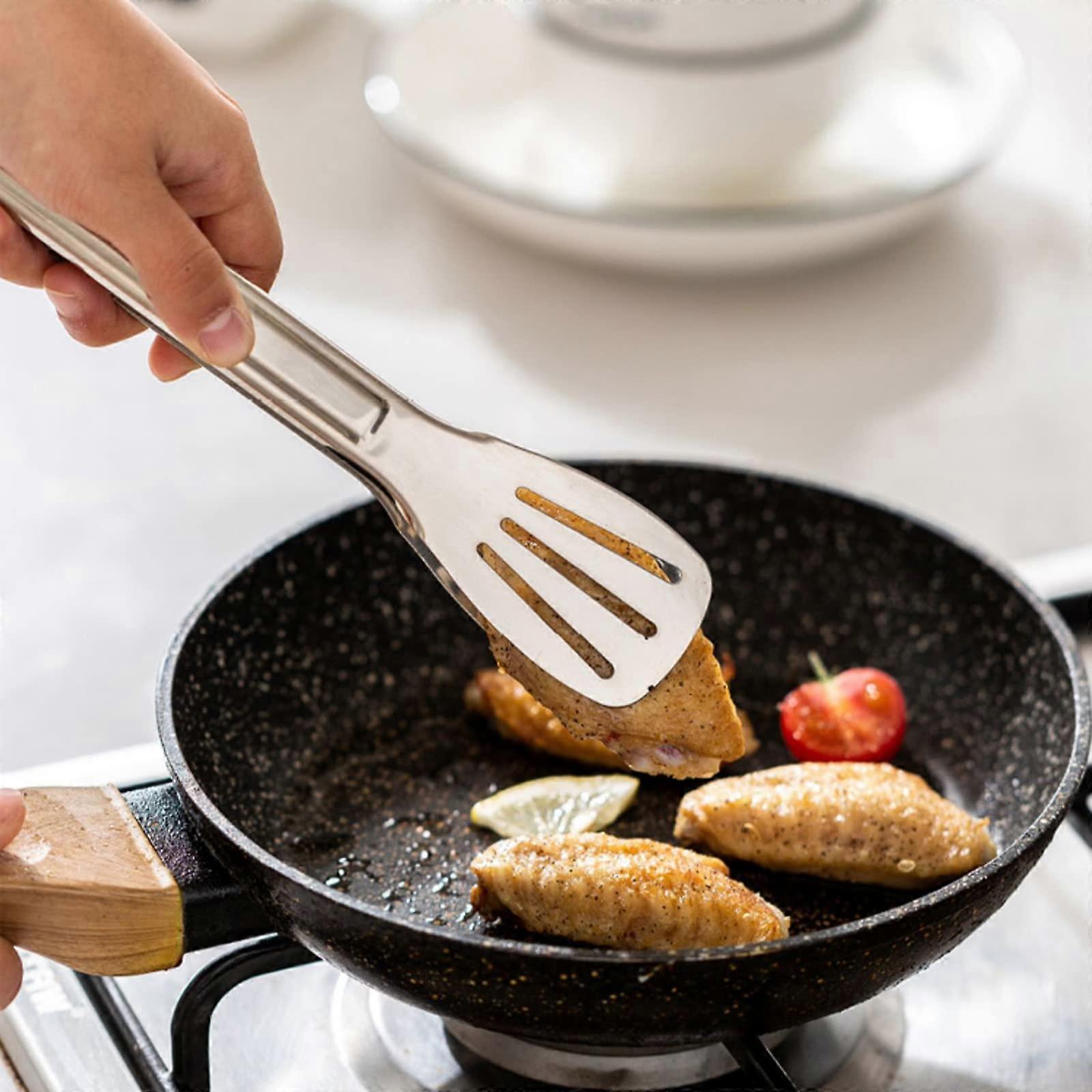 8 Pack Serving Tongs Buffet, 7 Inch Salad Tongs Kitchen Tongs ...