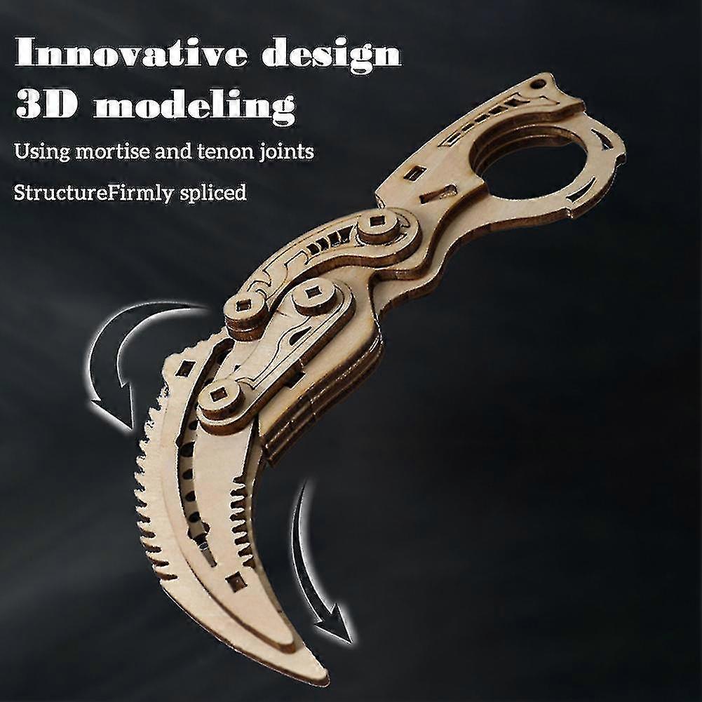 Simple Wooden Folding Cutter Building Blocks Toy Educational Logic ...