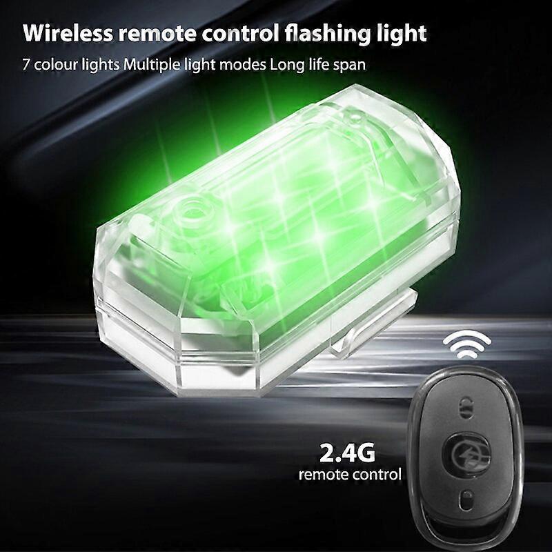 Wireless Remote Control LED Strobe Light for Motorcycle Car Bike ...