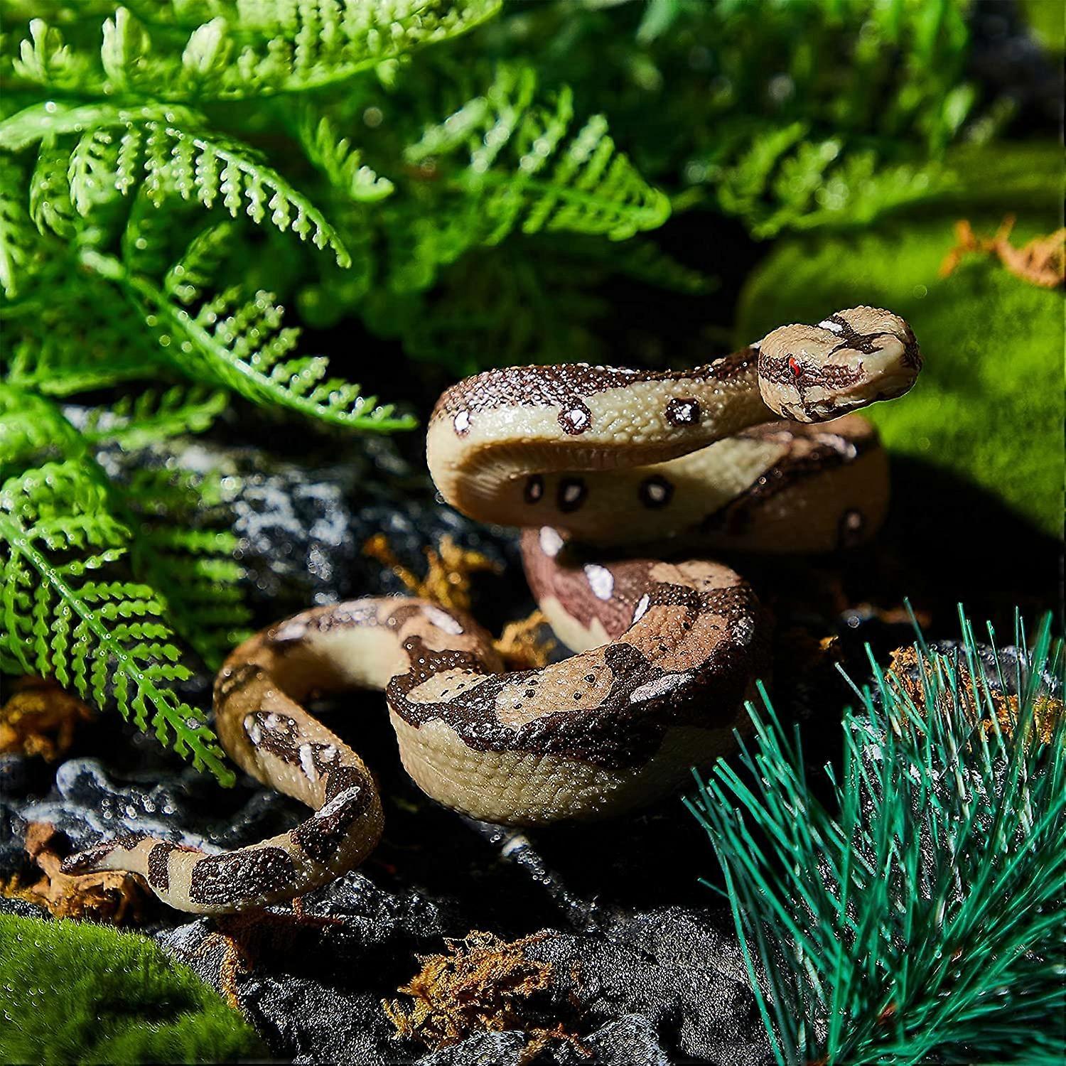 Rubber Snake Realistic Fake Snakes Toy Large Pythons Realistic Fake ...