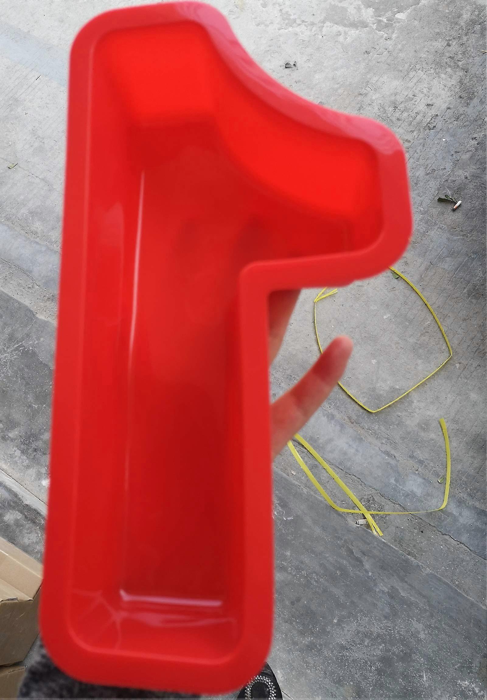 10 Inch 9 Pieces Large Size Number Moulds Baking Forms Silicone Cake ...