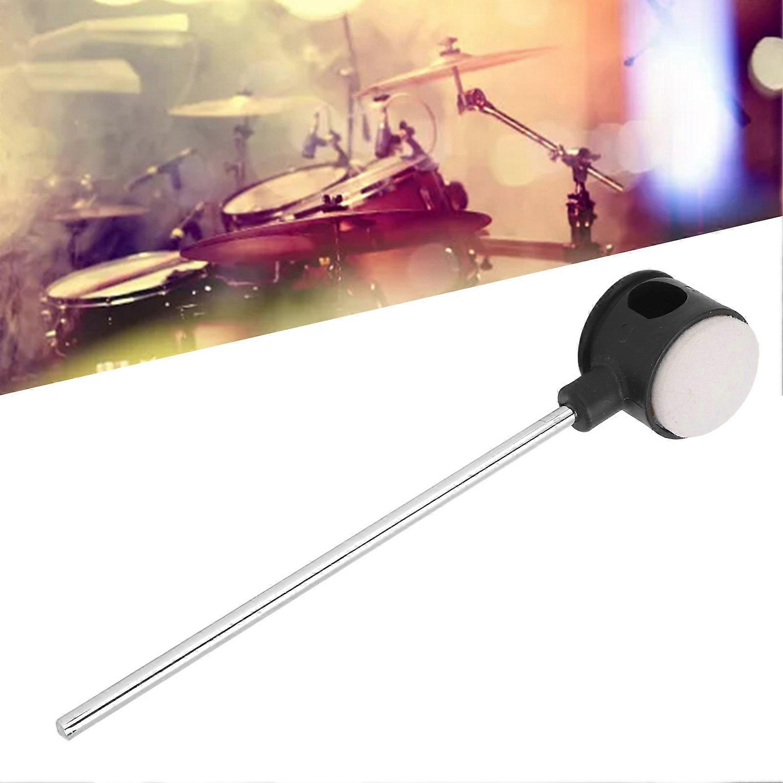 Drum Beater Pedal Mallet Felt Head Percussion Instrument Accessory for ...