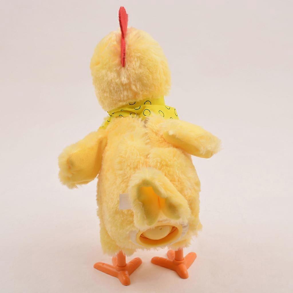 Electronic Crazy Chicken Plush Toy Electric Funny Dancing Laying Eggs ...