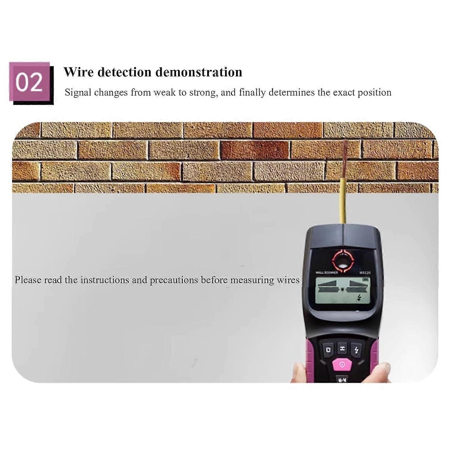 Wall Scanner Metal Detector For Live Wire Detection And Hidden Cable ...