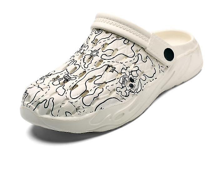 Sandals And Slippers Summer New Large Size Crocs Men's Non-slip Soft ...