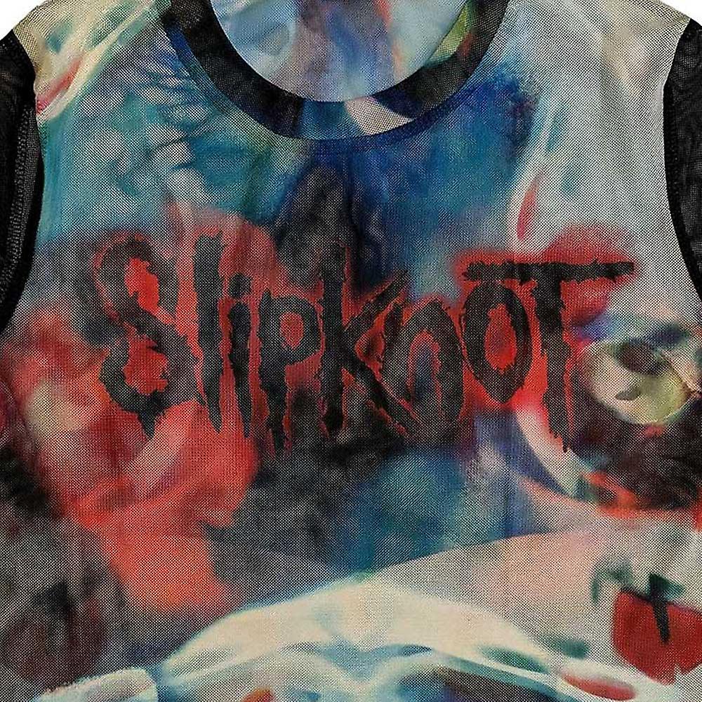 Slipknot The End So Far Face Mesh Crop Top | Fruugo UK