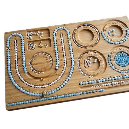 Wooden Stable Beading Boards - Jewelry String Organizer Tray for DIY ...