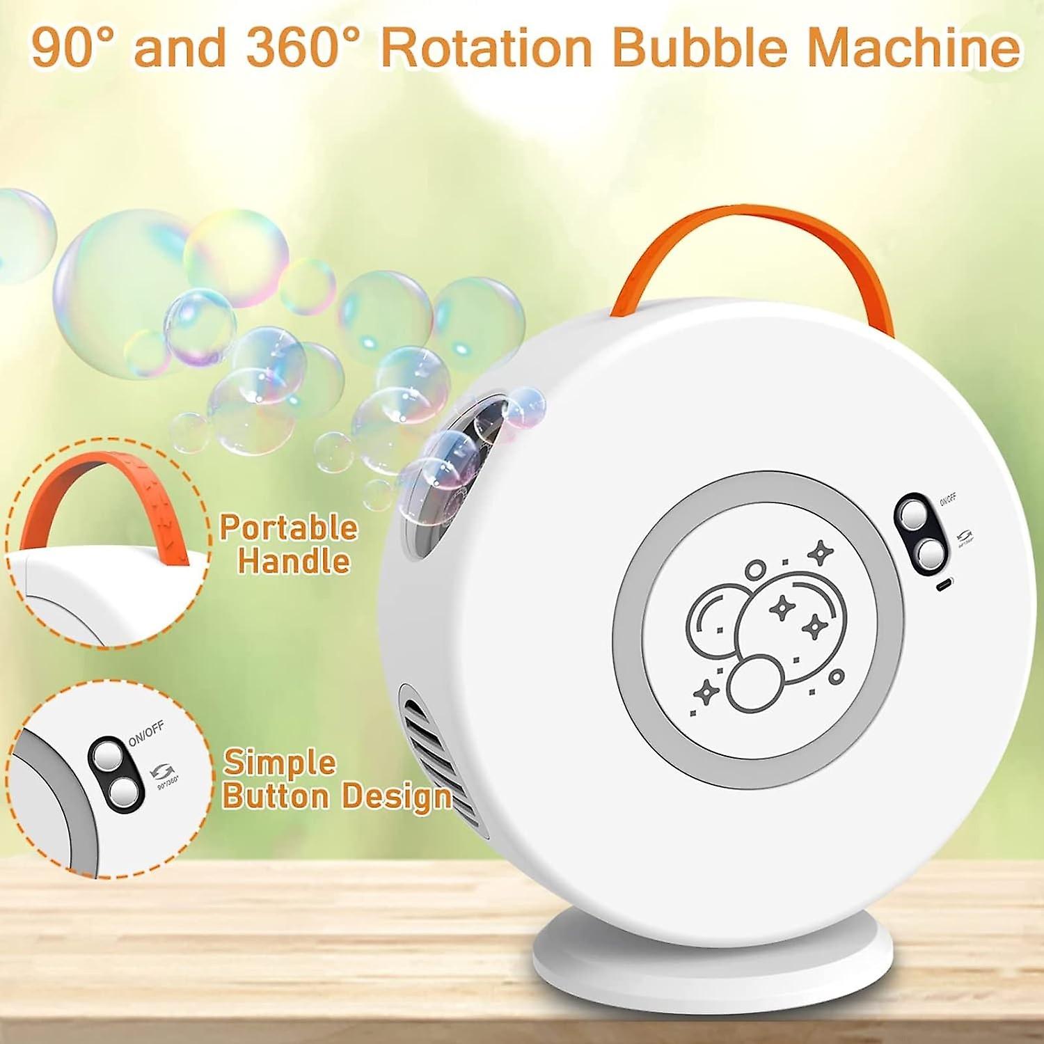 Automatic Bubble Blower, Safe Automatic Rotation Bubble Machine ...