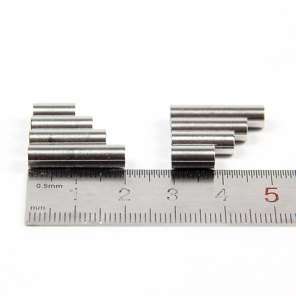 2pcs Stainless Steel Threaded Sleeves Screw Rob Tube 5mm Diameter With ...