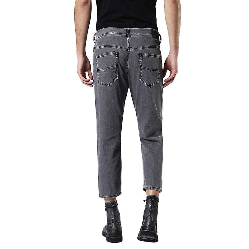 Diesel Rhial 0681d Mens Denim Jeans Slim Fit Carrot Leg Stre | Fruugo US