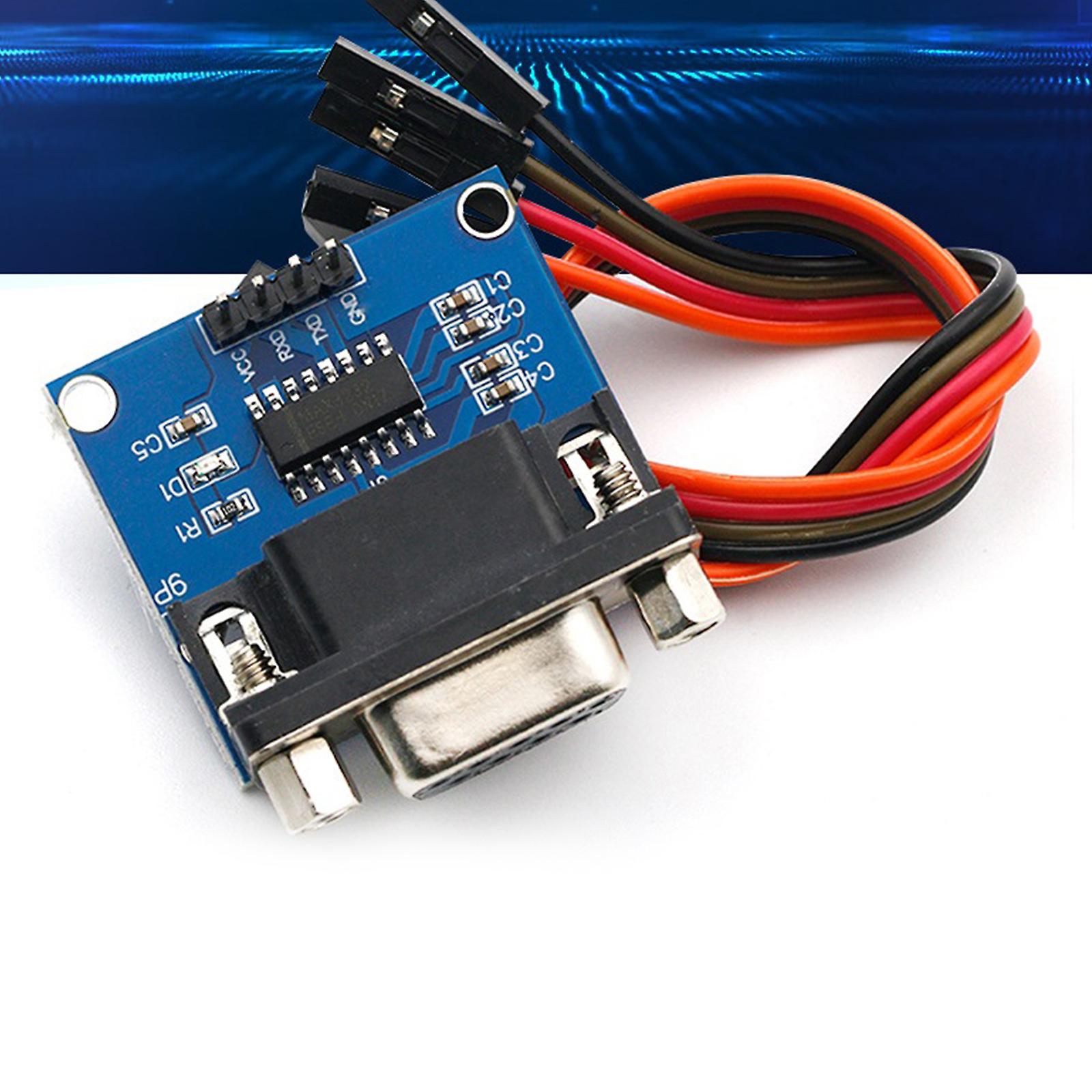 MAX3232 3V to 5V DB9 Female RS232 Serial Prot to TTL Converter Module Root Connector for Arduino ...