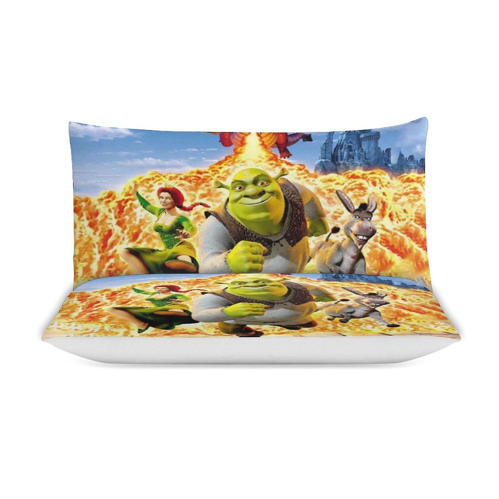 Shrek Bedding Sets Cute Bed Cover Anime Cartoon 3D Printed Lightweight ...
