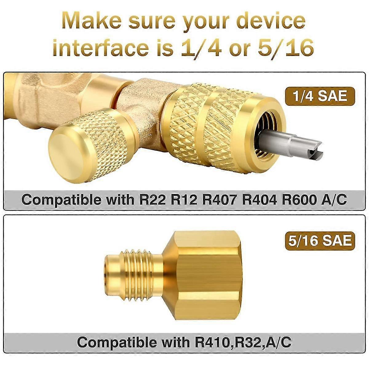 Hvac Valve Core Removal Tool, Valve Core Remover With Valve Cores, Nuts ...