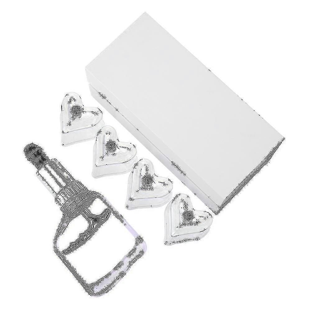 Cupping Set Heart-shaped Vacuum Suction Cupping Cups For Promote Blood ...