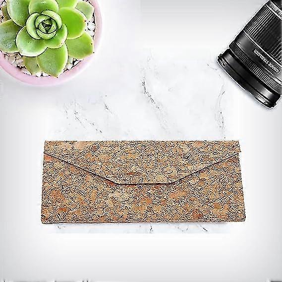 Eco-friendly Natural Cork Sunglasses Box Foldable Triangle Sun Glasses ...