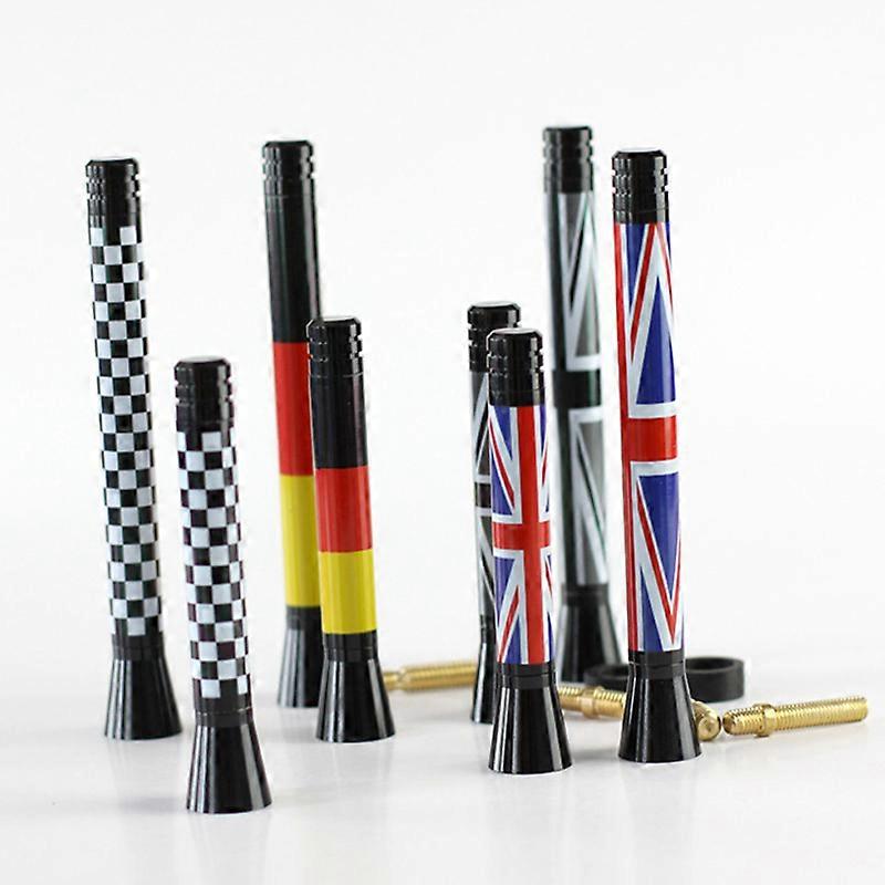Car Roof Antenna Mast Short Stubby Aerial Union Jack UK Germany Flag ...