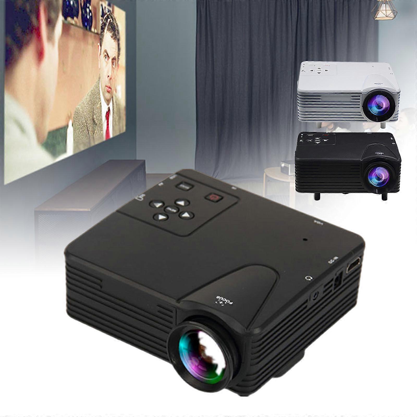 Mini 1080P LED Projector Home Theater Cinema Player HD Multimedia VGA ...
