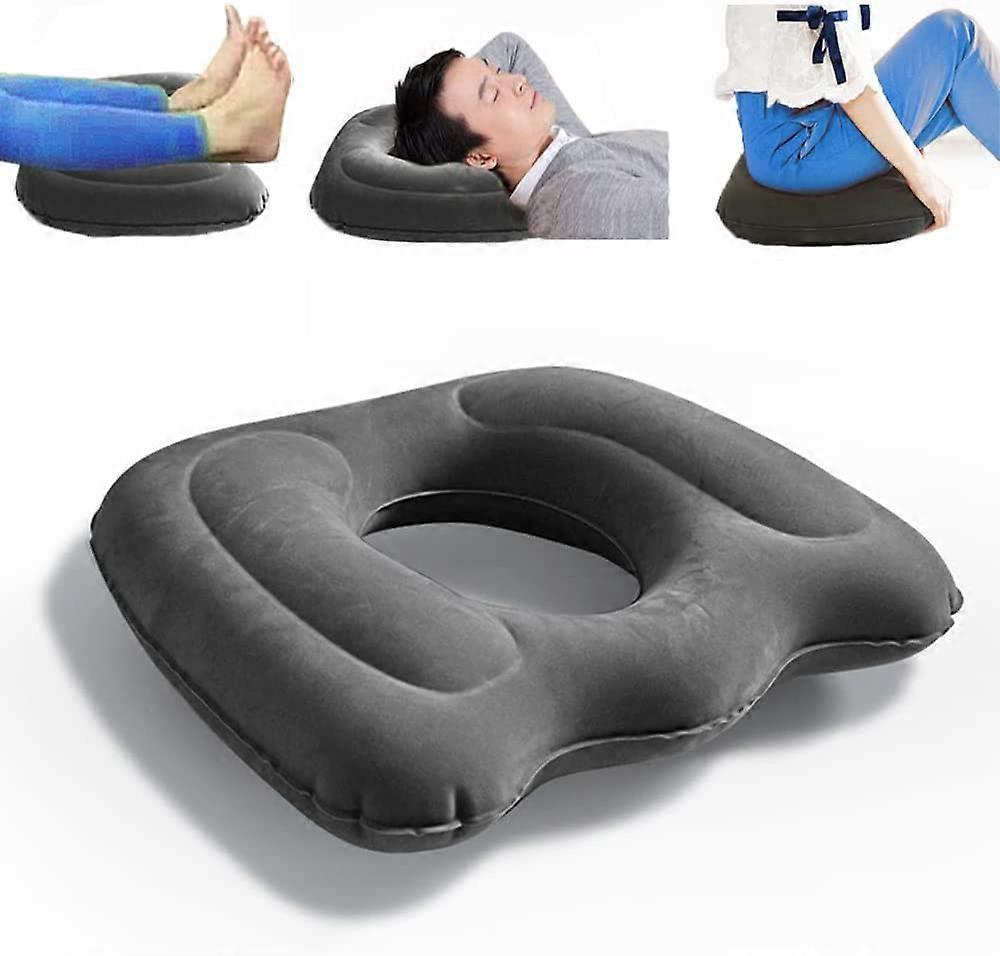 Nafukovací polštář Donut Cushion Sedátko, Přenosný polštář na hemoroidy ...