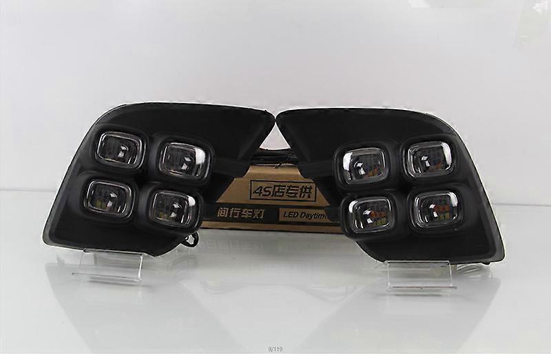 Car flashing LED DRL Daytime Running Light Daylights for Toyota Hilux ...