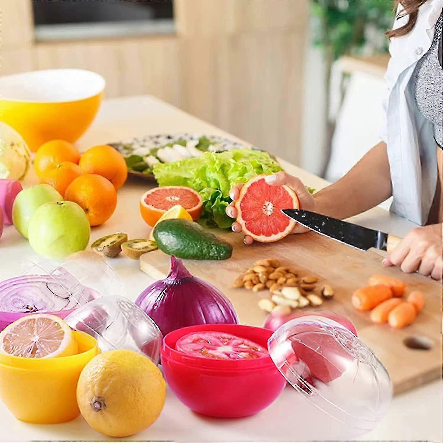 Lemon Storage Containers,Reusable Lemon Keeper for Refrigerator ...