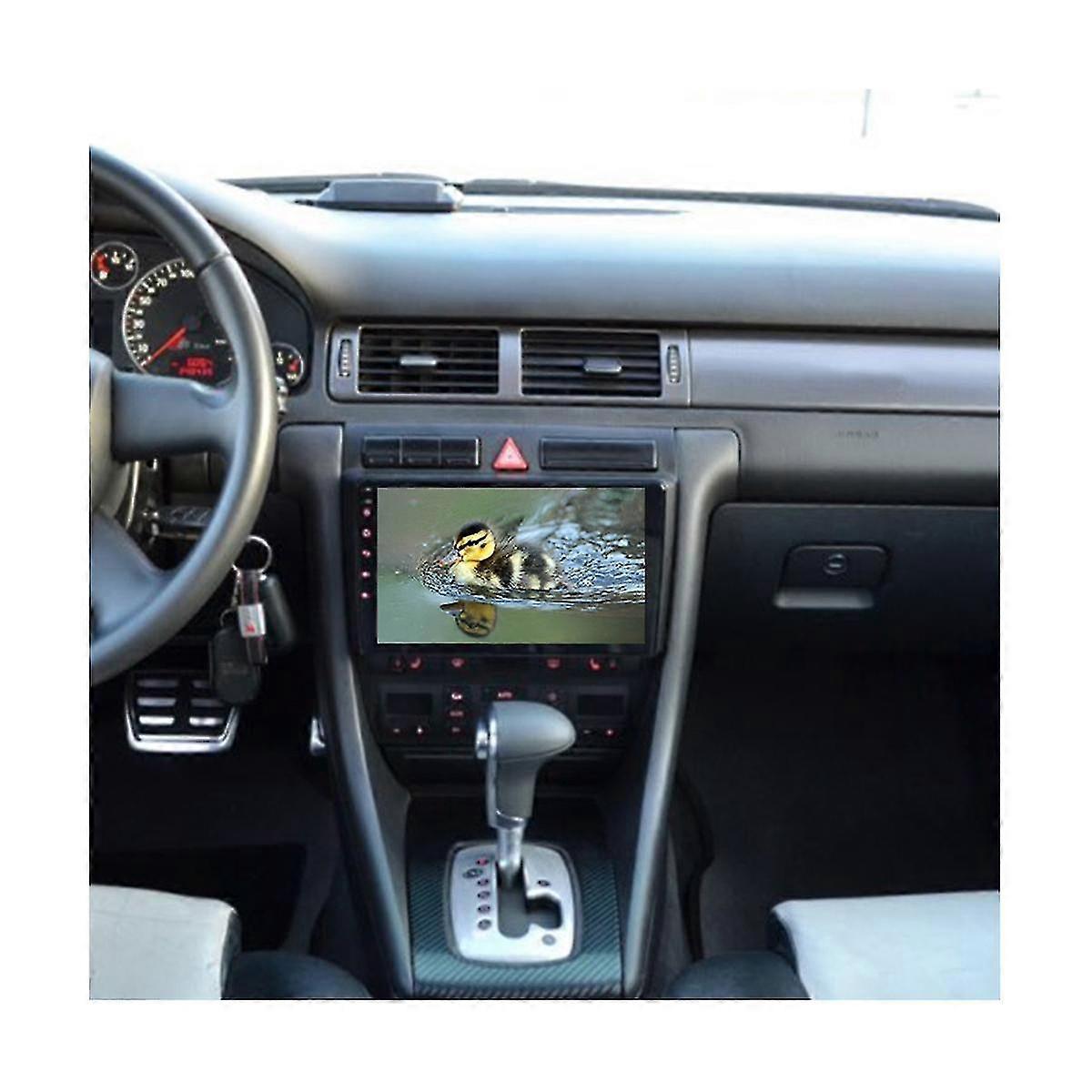 9 Inch 2din Car Stereo Radio Fascia For A6 C5 2002-2006 Dashboard Video ...