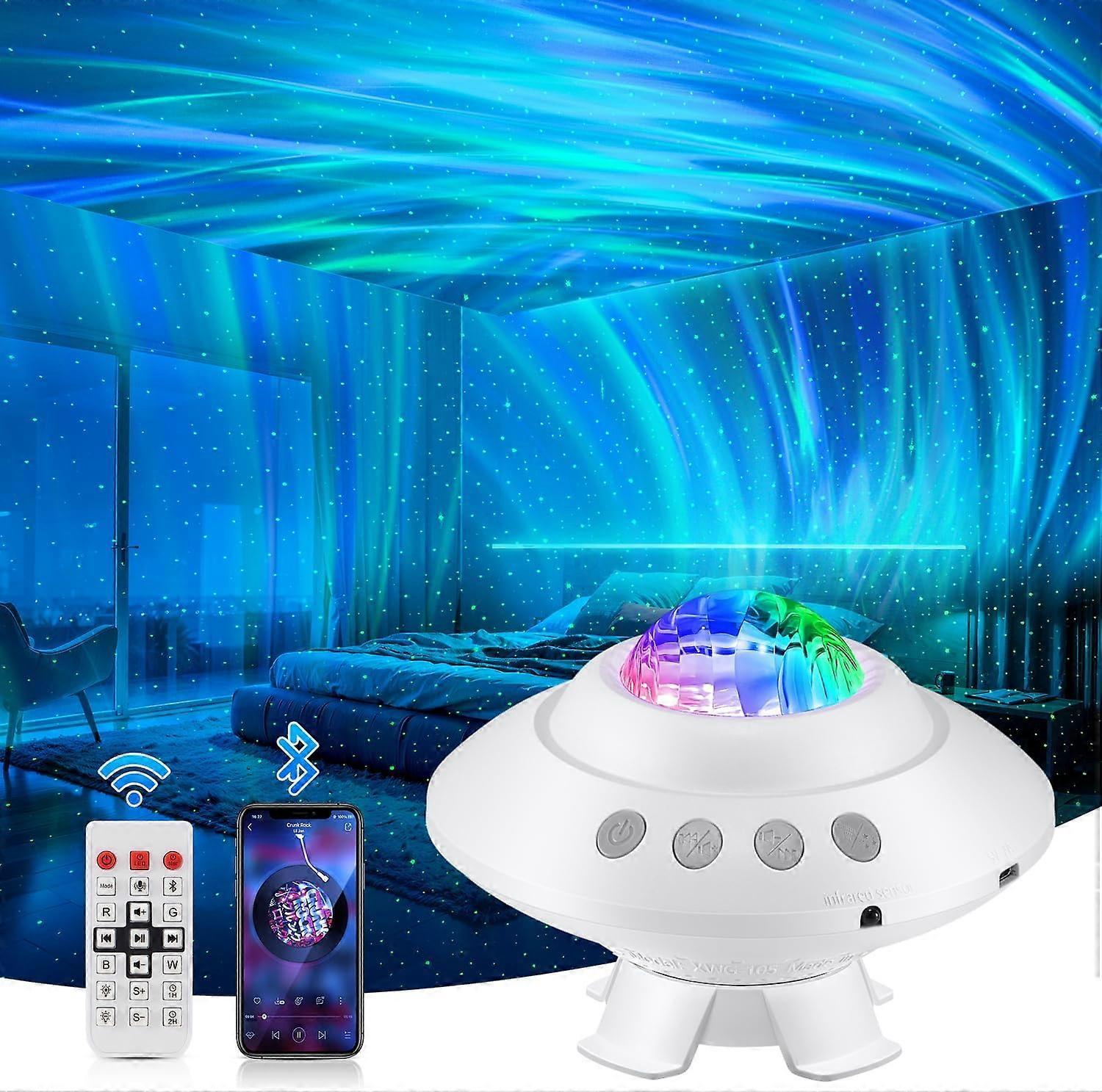 Northern Lights Aurora Projector with 33 Light Effects, Bluetooth ...