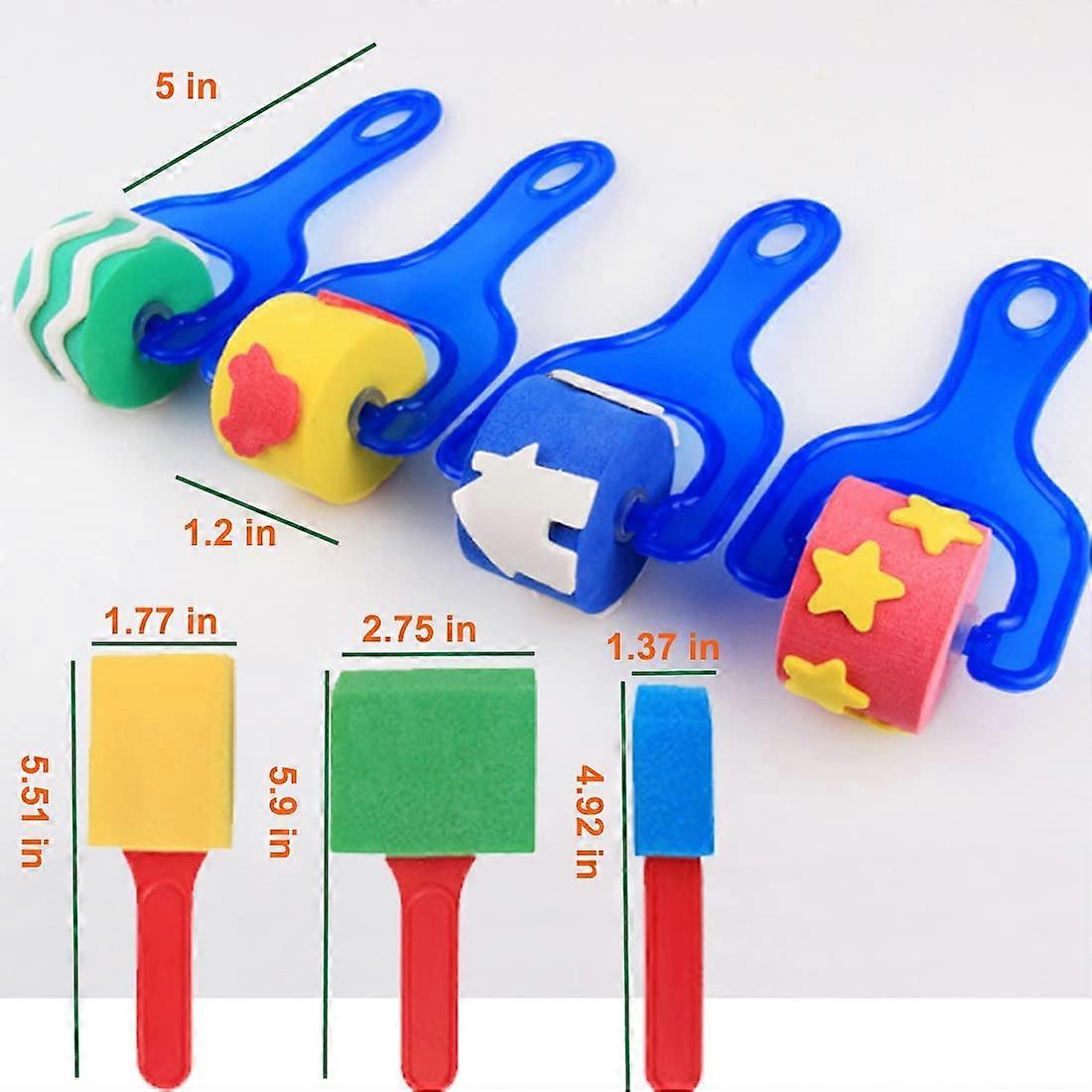 Kids Paint Sponges,Paint Sponges for Kids,Early Learning Kids Toddlers ...