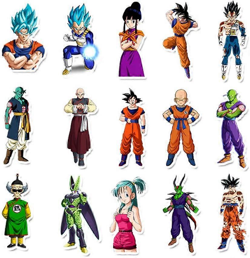 Dragon Ball Z Sticker Pack 50pcs Dragon Ball Laptop Sticker Waterproof ...