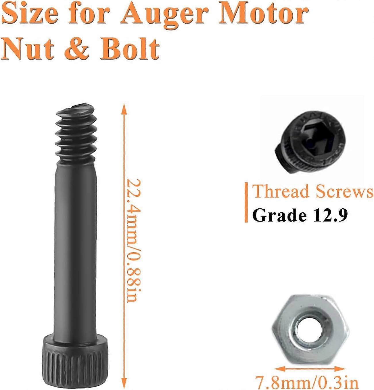 Pellets Grill Skruv Motor Axel Mutter & Bultsats för Traeger Pit Boss Z ...