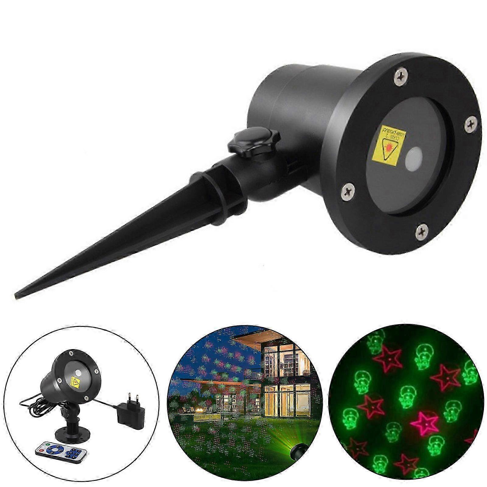LED Laser Projector Light Xmas Garden Light Christmas Moving Laser Lamp ...