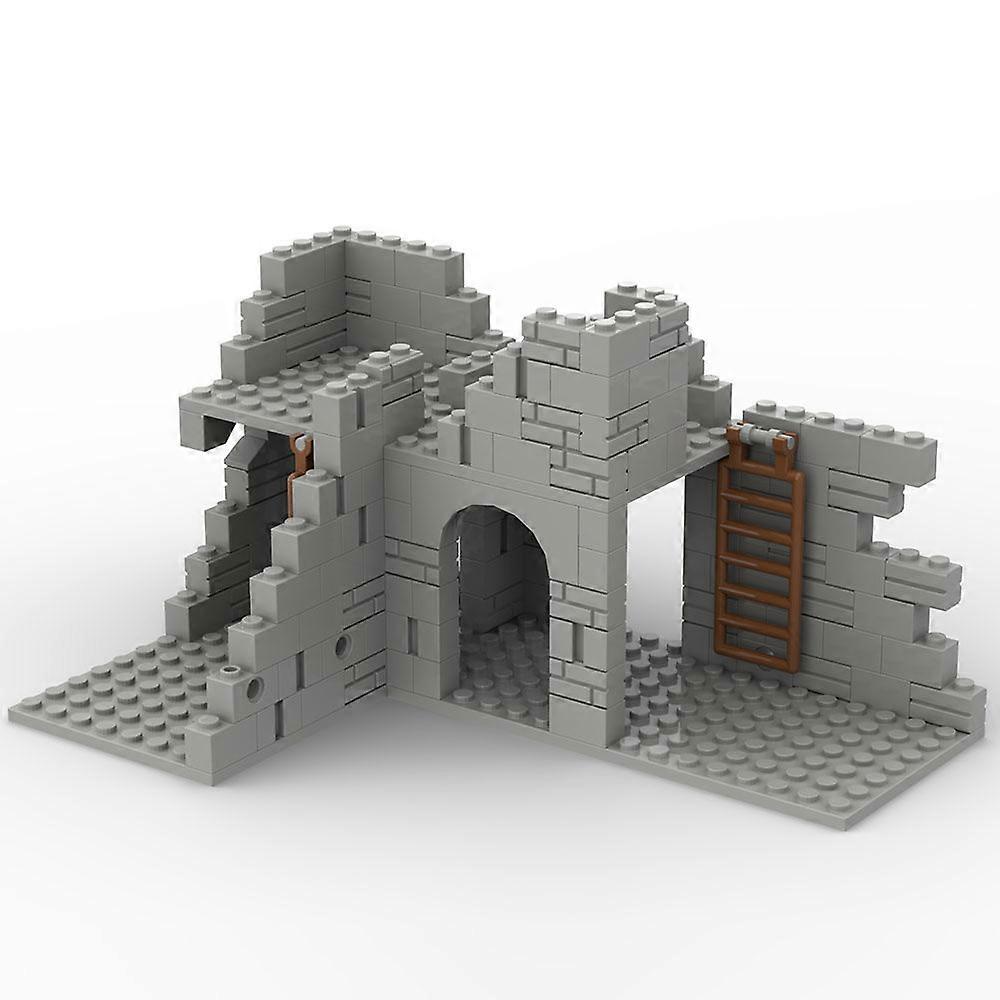 WW2 Military Model Mini Ruin Building Training Base DIY Scene Parts ...