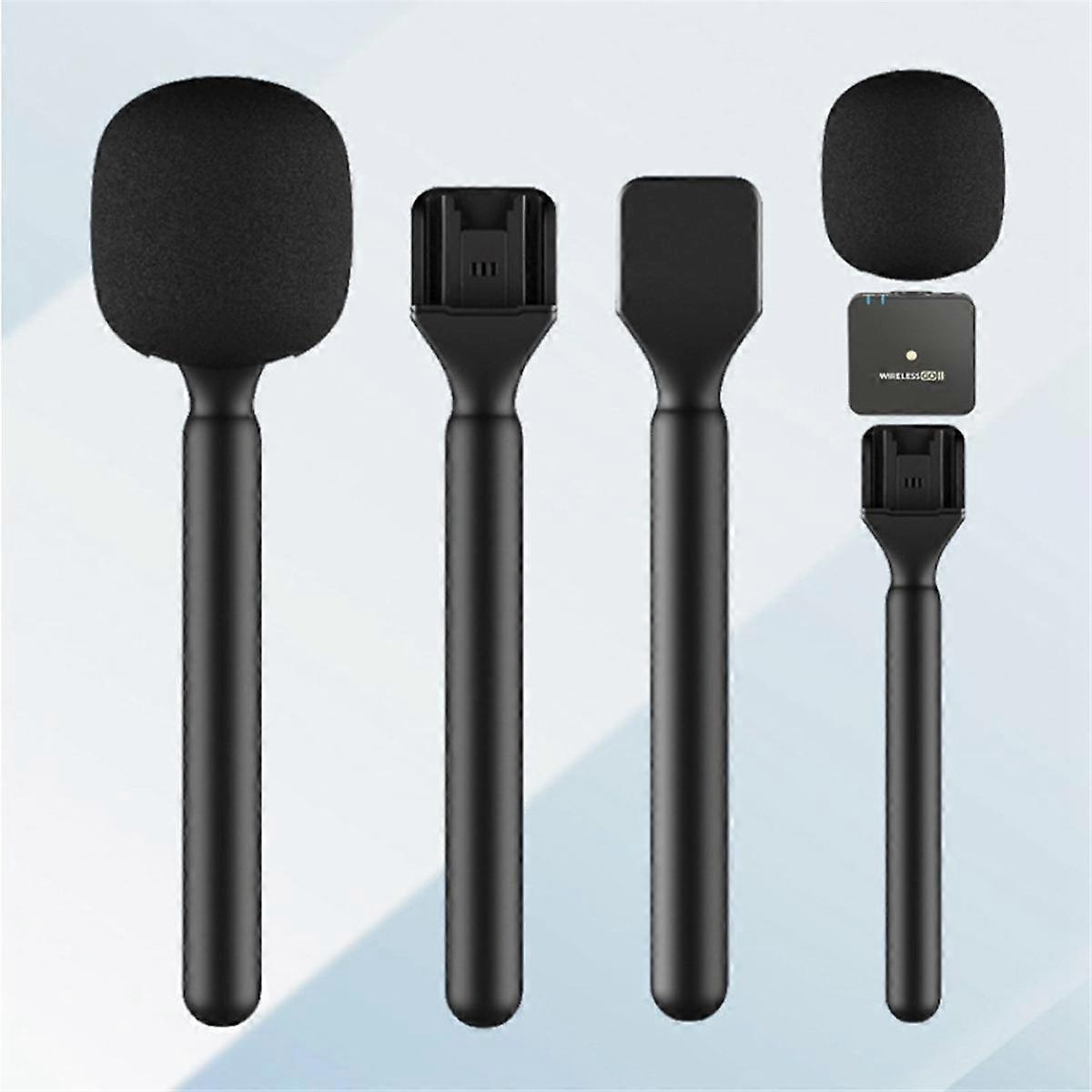 1Set Interview Mic Handle Adopter Microphone Handheld Adapter for ...