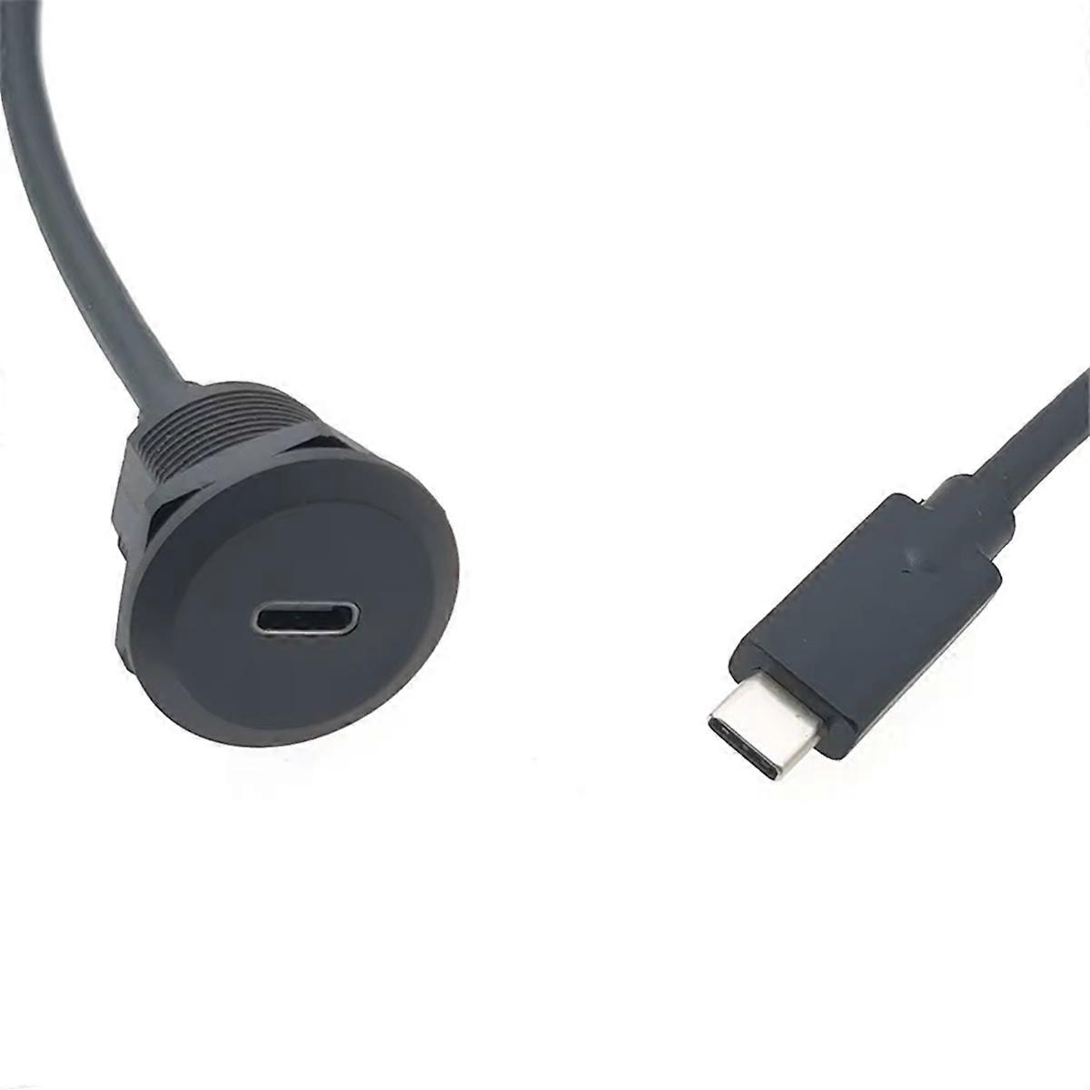 USB Type C 3.1 Female to Male Charging Socket Type-C Data Port with ...