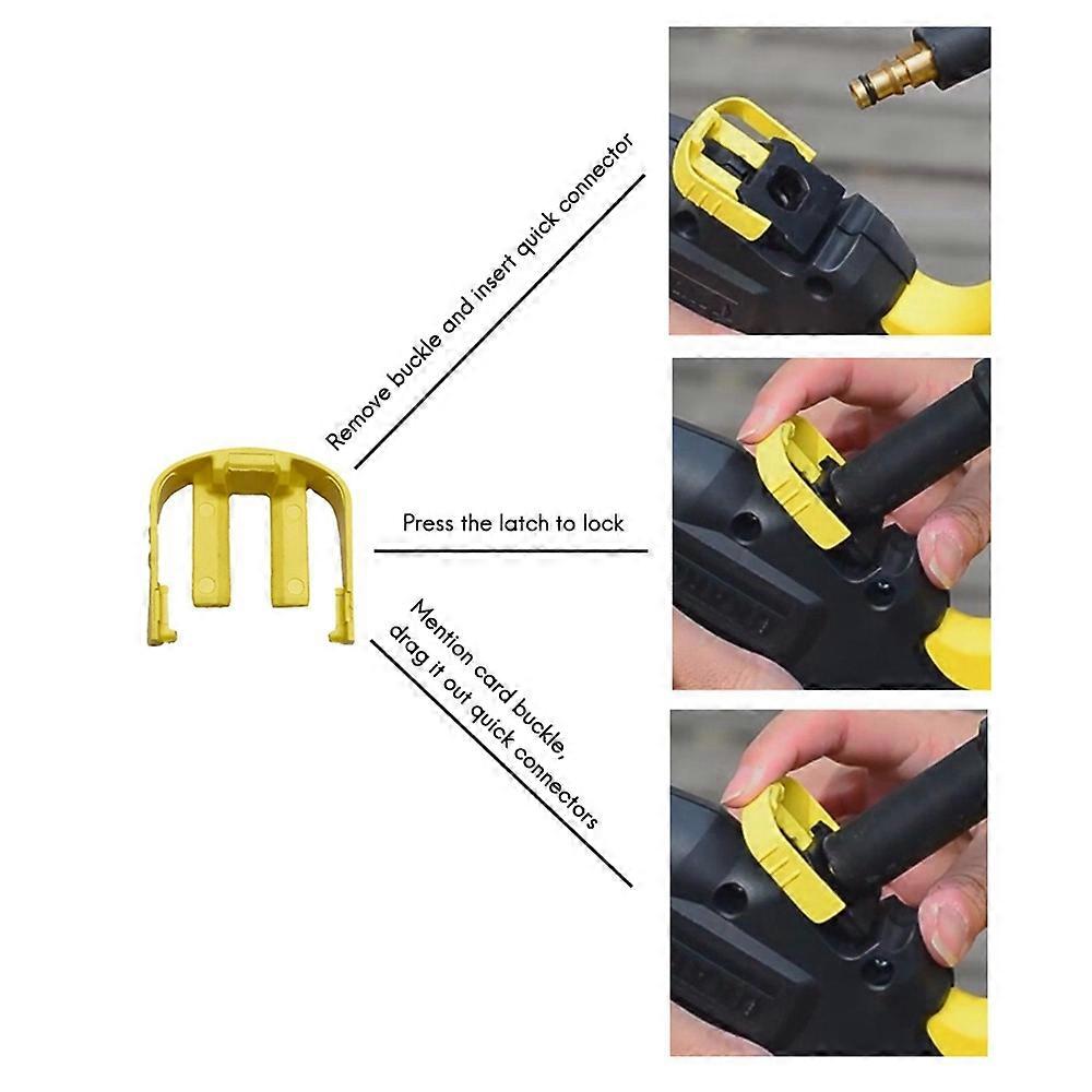 Yellow & Grey for Karcher K2 K3 K7 Trigger & Hose Replacement C Clip ...